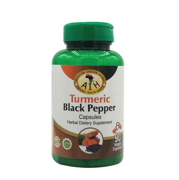 Turmeric & Black Pepper Capsules 90 ct – CC360 Culture Connection 360