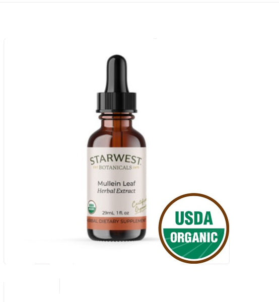 Organic Mullein Leaf Extract 1 oz – CC360 Culture Connection 360
