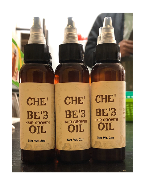 CHE'BE 3 Hair Growth Oil~Promote Long Hair Growth ~ Infused Organic Ch ...